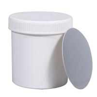 China 250ml Food Grade Plastic Jars White Black Transparent Small Plastic Pails Canning for sale