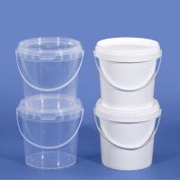 China 1.5L Lightweight Reusable Plastic Bucket Food Grade Graduated for Kitchen & Factory Use for sale