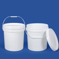 China 30L Large-Sized Environmentally Friendly Plastic Bucket Durable Lightweight for Warehouse Storage for sale