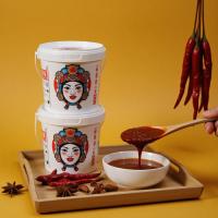 China Premium Clear Round Plastic Bucket Seal Bucket with Lid and Handle for Sauce Packet Bucket for Seasoner Container for sale