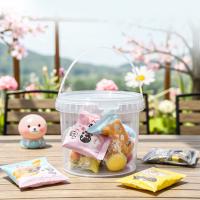 China Eco-friendly Round Plastic Buckets with Lids and Handles for Bulk Food Packaging for sale