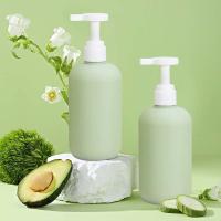 China Macaron-colored Cosmetic Empty Bottle 100~500ml Refillable Cosmetic Bottles with Pump or Flip Top Cap for sale
