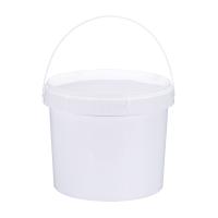China Durable 5L Clear Plastic Buckets Art Supplies Washing Cup with Smooth Carry Handle Plastic Brush & Pen Washing Pot for sale