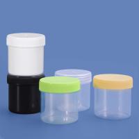 China 100ml Empty Plastic Jar With Colorful Customized Lid Food Grade Storage Clear Container Leak Proof for Liquid for sale