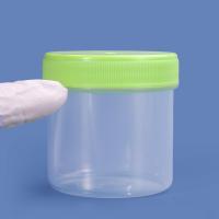 China 100ml Empty Plastic Jar With Colorful Customized Lid Food Grade Storage Clear Container Leak Proof for Liquid for sale