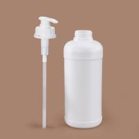 China 1L Plastic Pump Bottle HDPE Bottle for Shampoo Packaging with Pump Sprayer for Liquid for sale