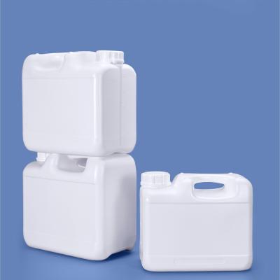 China Wholesale 3L 5L HDPE Stackable Jerry Can with Screw Cap and Foil Gasket Empty Plastic Chemical Hydrosol Storage Barrel for sale
