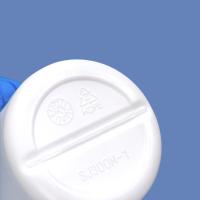 China Custom 200ml~1L White Plastic Coex Bottle with Red Green Colored Ring Around Cap for sale