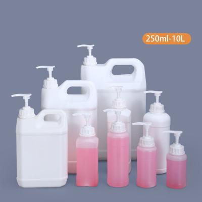 China 500ml HDPE Plastic Packaging Bottles Screw Cap Breathable Lid Empty Liquid Storage for Chemicals Screen Printed Surface for sale