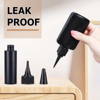 China Factory Wholesale Black HDPE Liquid Super Glue Medicine Bottle Squeeze Dropper Anti-corrosion Screen Printing Surface Treatment for sale