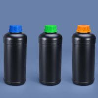 China Wholesale Leakproof Transparent Plastic HDPE Bottles Food Grade PE Bottle for Chemical Liquid with Colorful Anti-theft Cap for sale
