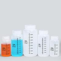 China New Design Food Grade PP Clear Plastic Bottle With Scale Line Wide Neck Liquid Container for Chemical for sale