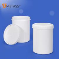 China 2L Reliable White HDPE Plastic Jar with Screw Lid Seal Container Food Grade Material for Storage for sale