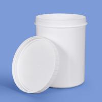 China 2L Reliable White HDPE Plastic Jar with Screw Lid Seal Container Food Grade Material for Storage for sale