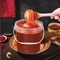 China Food Grade PP Plastic Bucket with Lid Handle Anti-theft Design Airtight for Maltose Maple Syrup Honey Molasses for sale