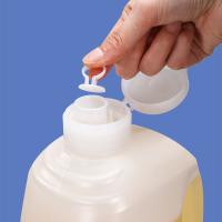 China Patented Design Empty Plastic Cooking Oil Bottle with Oil-Backflow Lid Laundry Detergent Liquid Soap Packaging Jugs for sale