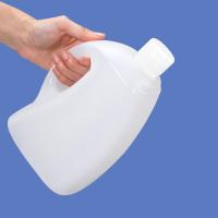 China Patented Design Empty Plastic Cooking Oil Bottle with Oil-Backflow Lid Laundry Detergent Liquid Soap Packaging Jugs for sale