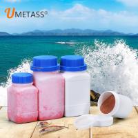 China HDPE Square Bottle Wide Diameter 250ml 500ml 1L 1.5L Perfect Fishing Bait Bottle Large Caliber Convenient Filling and Taking for sale