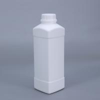 China High Quality HDPE Square Plastic Bottle For Disinfectant And Cleaning Products With Pump for sale