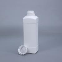 China High Quality HDPE Square Plastic Bottle For Disinfectant And Cleaning Products With Pump for sale