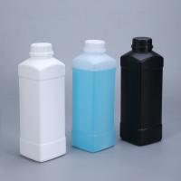 China High Quality HDPE Square Plastic Bottle For Disinfectant And Cleaning Products With Pump for sale