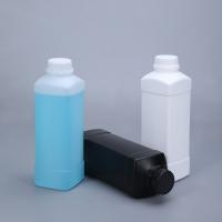 China High Quality HDPE Square Plastic Bottle For Disinfectant And Cleaning Products With Pump for sale