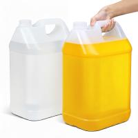 China 10L HDPE Plastic Jerry Can for Oil Water Wine and Spice Transport In Mold Label Printing White Black Blue Translucent Plastic F-Style Jug for sale