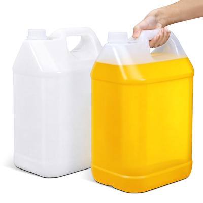 China 10L HDPE Plastic Jerry Can for Oil Water Wine and Spice Transport In Mold Label Printing White Black Blue Translucent Plastic F-Style Jug for sale