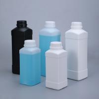 China 500ml 1000ml HDPE Refillable Lotion Shampoo Bottles Household Pump Square Bottle for Hand Soap Shower Gel Body Wash Dispenser for sale
