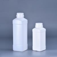 China 500ml 1000ml HDPE Refillable Lotion Shampoo Bottles Household Pump Square Bottle for Hand Soap Shower Gel Body Wash Dispenser for sale