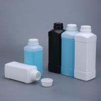 China 500ml 1000ml HDPE Refillable Lotion Shampoo Bottles Household Pump Square Bottle for Hand Soap Shower Gel Body Wash Dispenser for sale