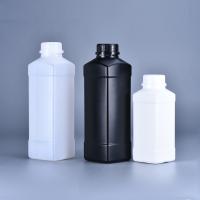 China 500ml 1000ml HDPE Refillable Lotion Shampoo Bottles Household Pump Square Bottle for Hand Soap Shower Gel Body Wash Dispenser for sale