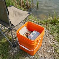 China 10~20L Thickened Plastic Square Bucket with Metal Handle for Fishing Plastic Packaging Container for sale