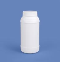 China Wholesale 2L HDPE Fluorinated Bottle Wide Mouth Chemical Plastic Container with Tamper Evident Screw Cap for Organic Solvents for sale