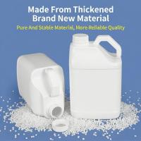 China 5 Liter Plastic Square Jerry Can HDPE Packaging Container with Aluminum Foil Liner ,Enlarged Handle, Visible Level Line and Spiral Cap for Coatings and Solvents for sale