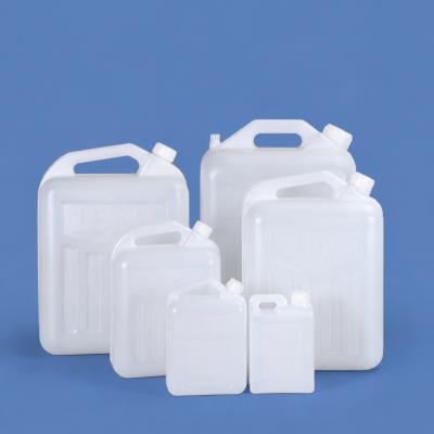 China Food Grade PE Jerry Can with Screw Lid, 1L-25L Semi Transparent Plastic Barrel for Wine Water and Liquid Seasoning for sale