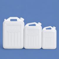 China Food Grade PE Jerry Can with Screw Lid, 1L-25L Semi Transparent Plastic Barrel for Wine Water and Liquid Seasoning for sale