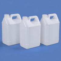 China 5L Food Grade PE Plastic Jerry Can with Whale Mouth Cap and Handle Packaging Can for Water Liquor Sauce Chemical Liquid Storage Use for sale