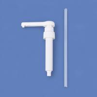 China 30cc Plastic Bucket Dosing Pump for Spout Lid PP Pump Head with Cuttable PE Tube for Liquid Pails for sale