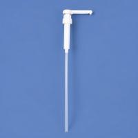 China 30cc Plastic Bucket Dosing Pump for Spout Lid PP Pump Head with Cuttable PE Tube for Liquid Pails for sale