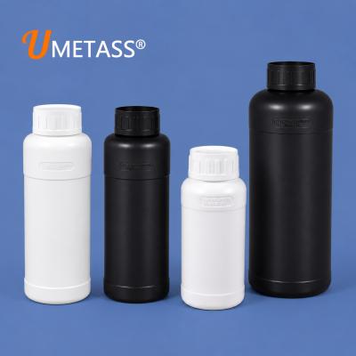 China Custom Logo Fluorinated Plastic Bottle 300ml-1L for Pesticide Pigment Solvent Chemical Powder Packaging for sale