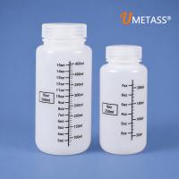 China Durable HDPE Wide Mouth Sample Bottle 8oz 16oz Bottles with Tight Sealing PP Lid for Laboratory Chemical Storage for sale