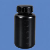 China HDPE Wide Mouth Round Plastic Bottle with Inner Cap 500ml Bottles for Powder Granules Chemical Reagents Custom Logo for sale