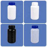 China HDPE Wide Mouth Round Plastic Bottle with Inner Cap 500ml Bottles for Powder Granules Chemical Reagents Custom Logo for sale