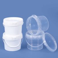 China 750ml Food Grade PP Plastic Bucket with Lid Handle Anti-theft Design Airtight Food Packaging for sale