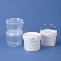 China 750ml Food Grade PP Plastic Bucket with Lid Handle Anti-theft Design Airtight Food Packaging for sale