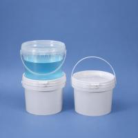 China 750ml Food Grade PP Plastic Bucket with Lid Handle Anti-theft Design Airtight Food Packaging for sale