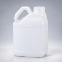 China 5L HDPE Plastic Jerry Can for Liquid  Packaging White Translucent Plastic F-Style Jug with Handle for sale