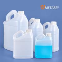 China 500ml-3.8L HDPE Plastic Jerry Can Square Bottle with Screw Cap Inner Lid Leak Resistant Design for Water Oil Sauce and Alcohol for sale