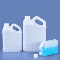 China 500ml-3.8L HDPE Plastic Jerry Can Square Bottle with Screw Cap Inner Lid Leak Resistant Design for Water Oil Sauce and Alcohol for sale
